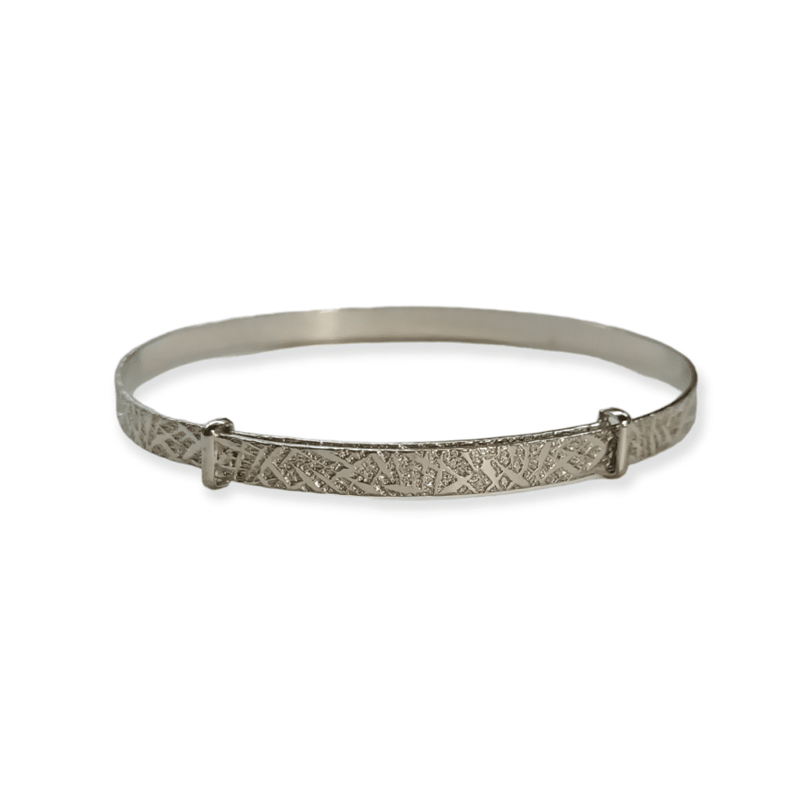 vintage hopeinen rannekoru - Kaisankello.fi